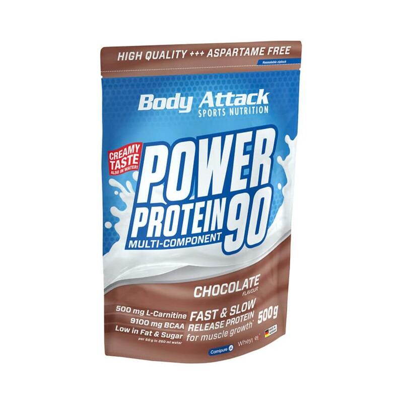 Whey Protéine | Power Protein 90 (500g) | Fraise Chocolat Blanc BODY ...