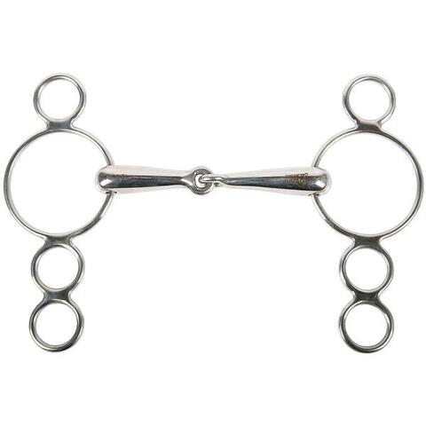 Mors 4 anneaux pour cheval simple brisure Harry's Horse 19 mm HARRYS ...