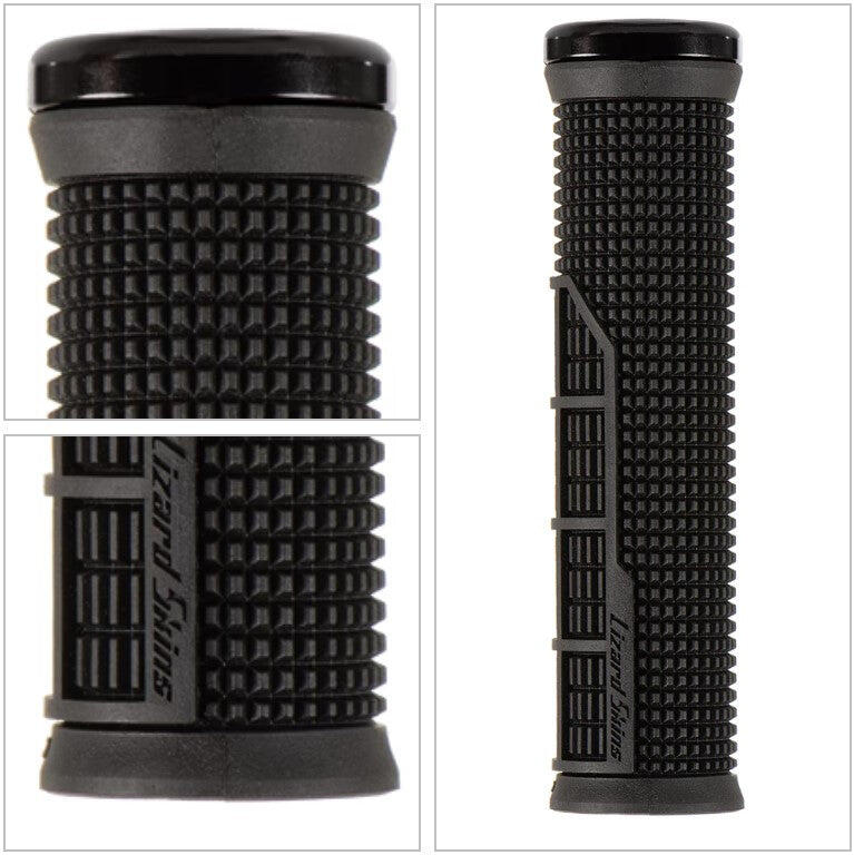 Lizard Skins Machine Single-Clamp Lock-On Grip Jet Black LIZARD SKINS ...