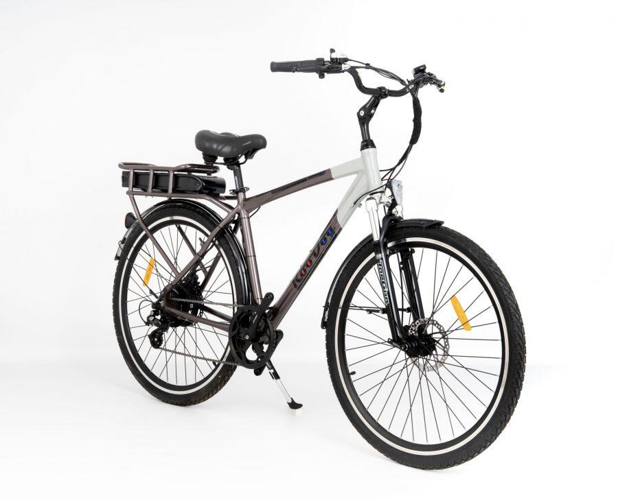RooDog Tourer Hybrid Electric Bike, 10Ah - Bronze & Silver | Decathlon