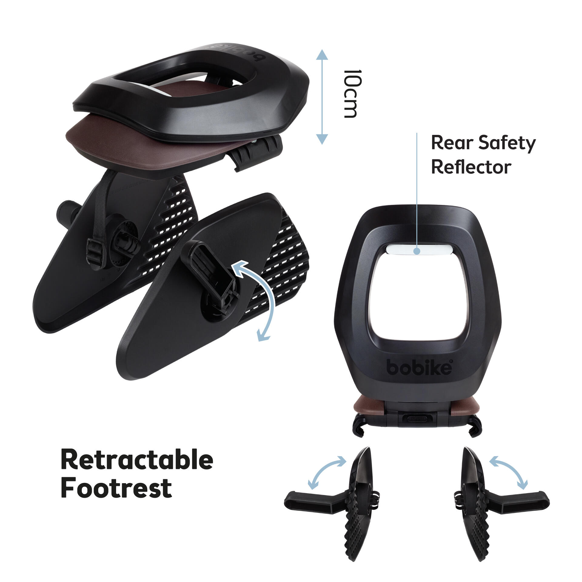 Bobike Junior Child Bike Seat – Black BOBIKE | Decathlon