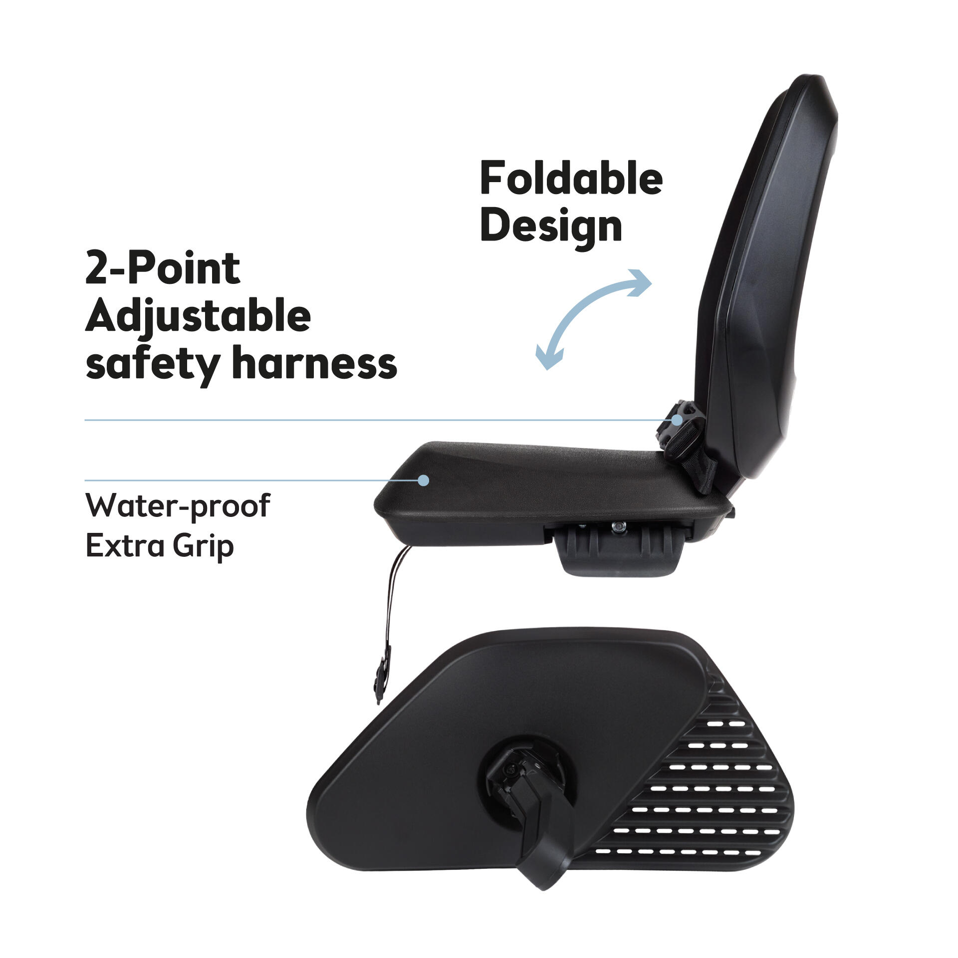 Bobike Junior Child Bike Seat – Black BOBIKE | Decathlon