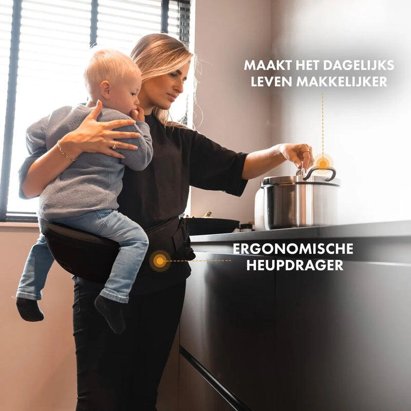 Deryan Pack Basic Luxe Porte-bébé - Siège de hanche - Noir DERYAN | Decathlon