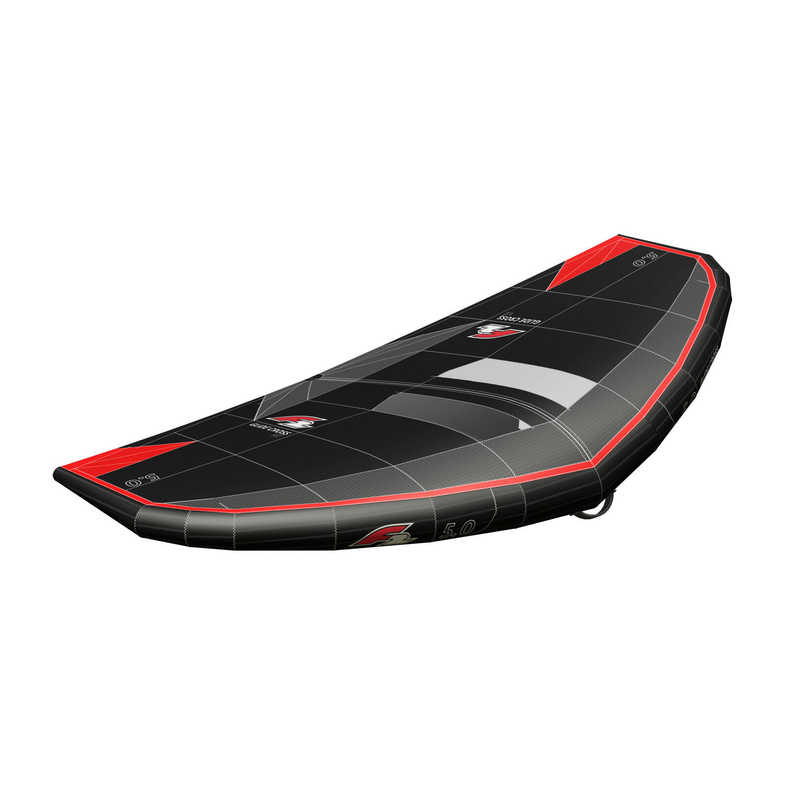 F2 Wing Glide Cross v2 Stiff Handle 3,5 qm Schwarz | Decathlon