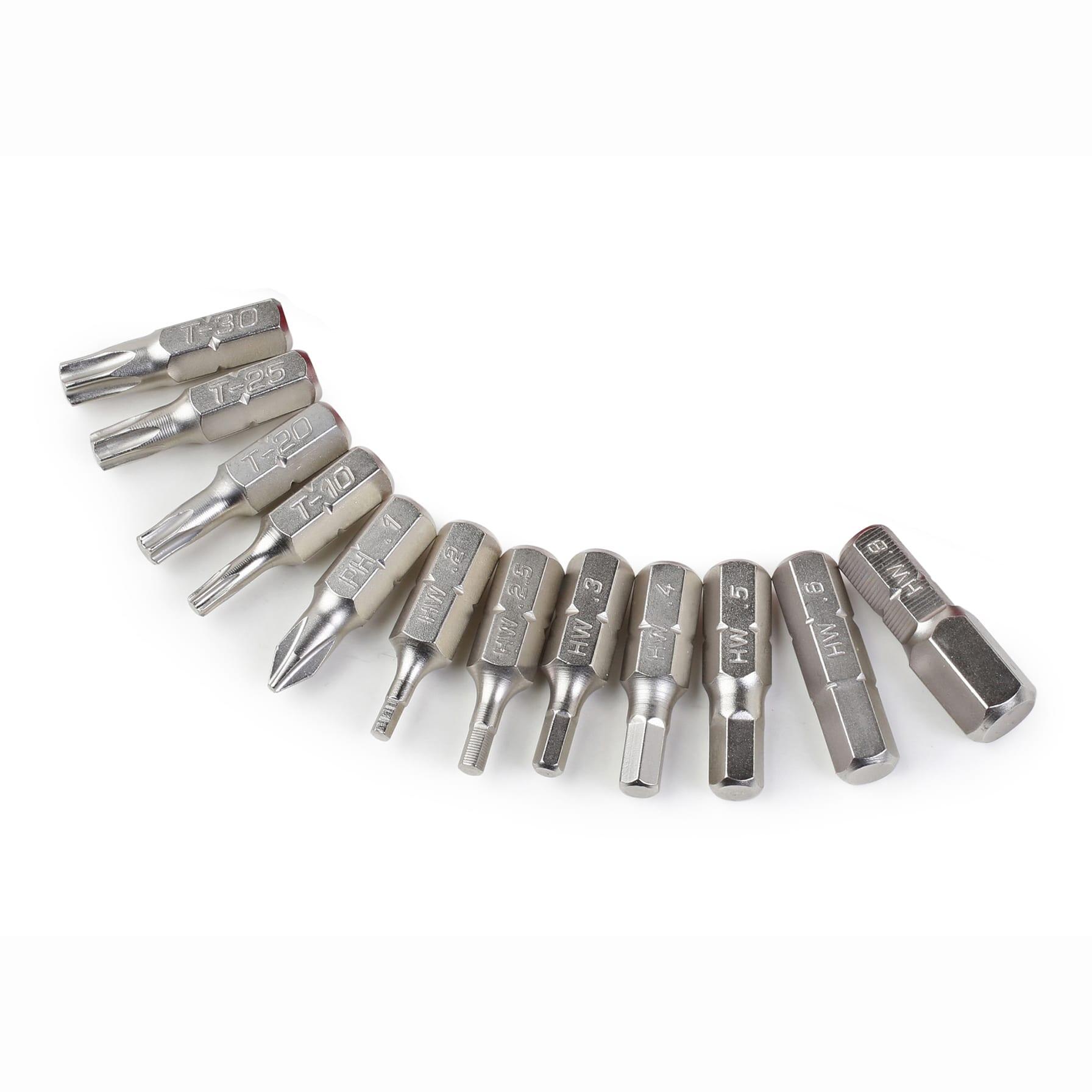 PRESTACYCLE PROFESSIONAL 12 PIECE 1/4" S2 HEX BITS SET PRESTACYCLE ...