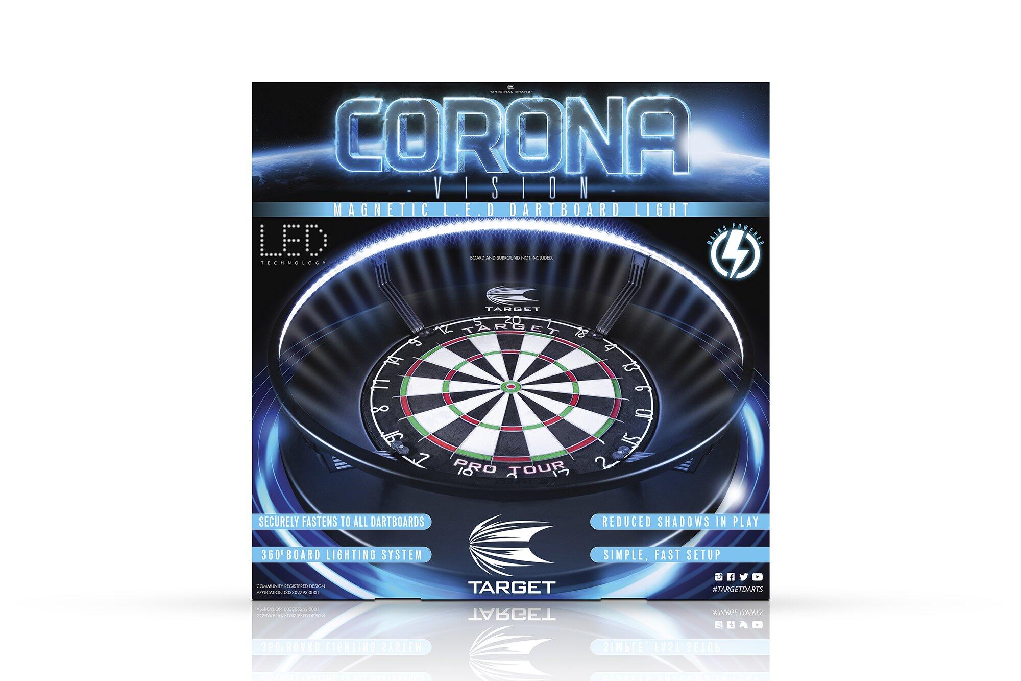 Target CORONA Vision LED Dartboard Lighting System TARGET | Decathlon
