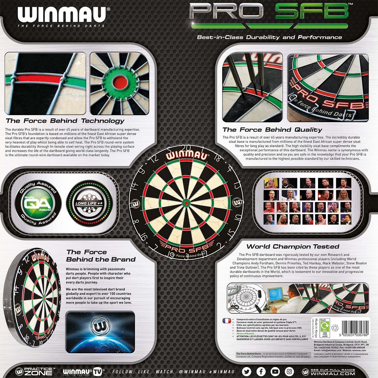 Bersaglio per freccette Winmau Pro SFB WINMAU | Decathlon