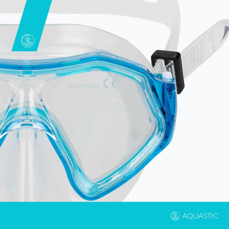 AQUASTIC - Mască de snorkeling pentru copii AQUASTIC Shelly | Decathlon