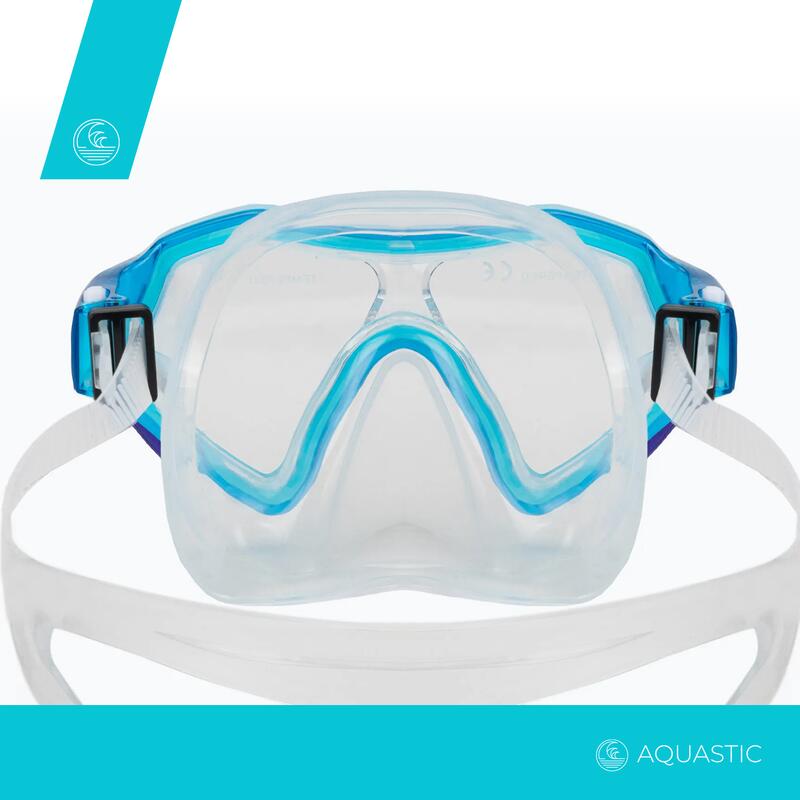 AQUASTIC - Mască de snorkeling pentru copii AQUASTIC Shelly | Decathlon