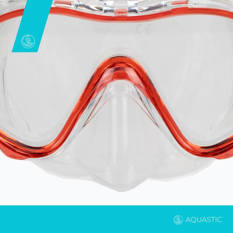 AQUASTIC - Mască de snorkeling pentru copii AQUASTIC Minke | Decathlon