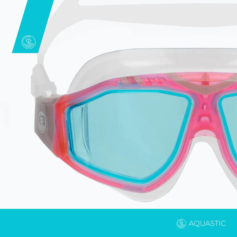 AQUASTIC - Mască de înot pentru copii AQUASTIC Mako Jr | Decathlon