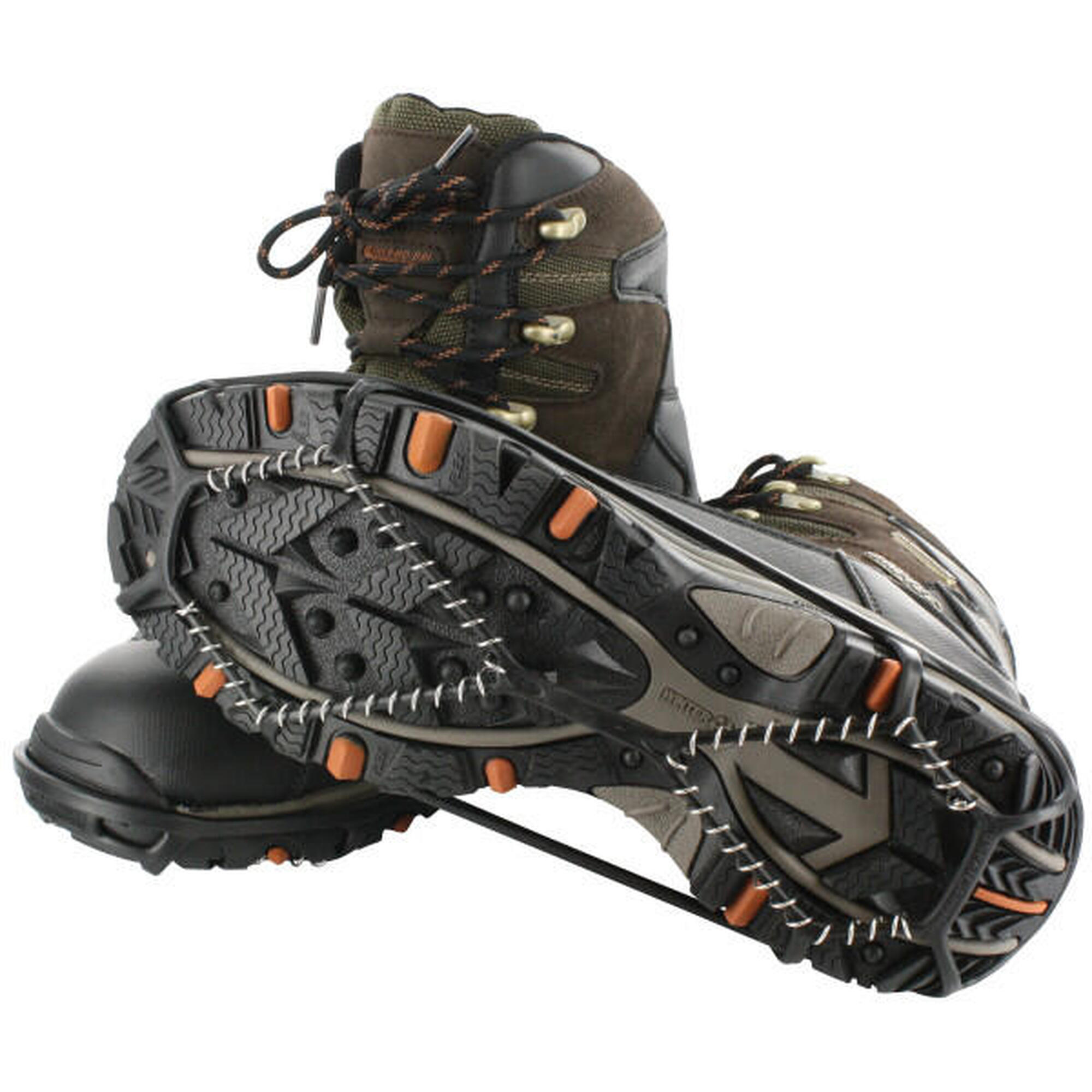 Crampons traction acier, taille unique, adhérence optimale en hiver ...