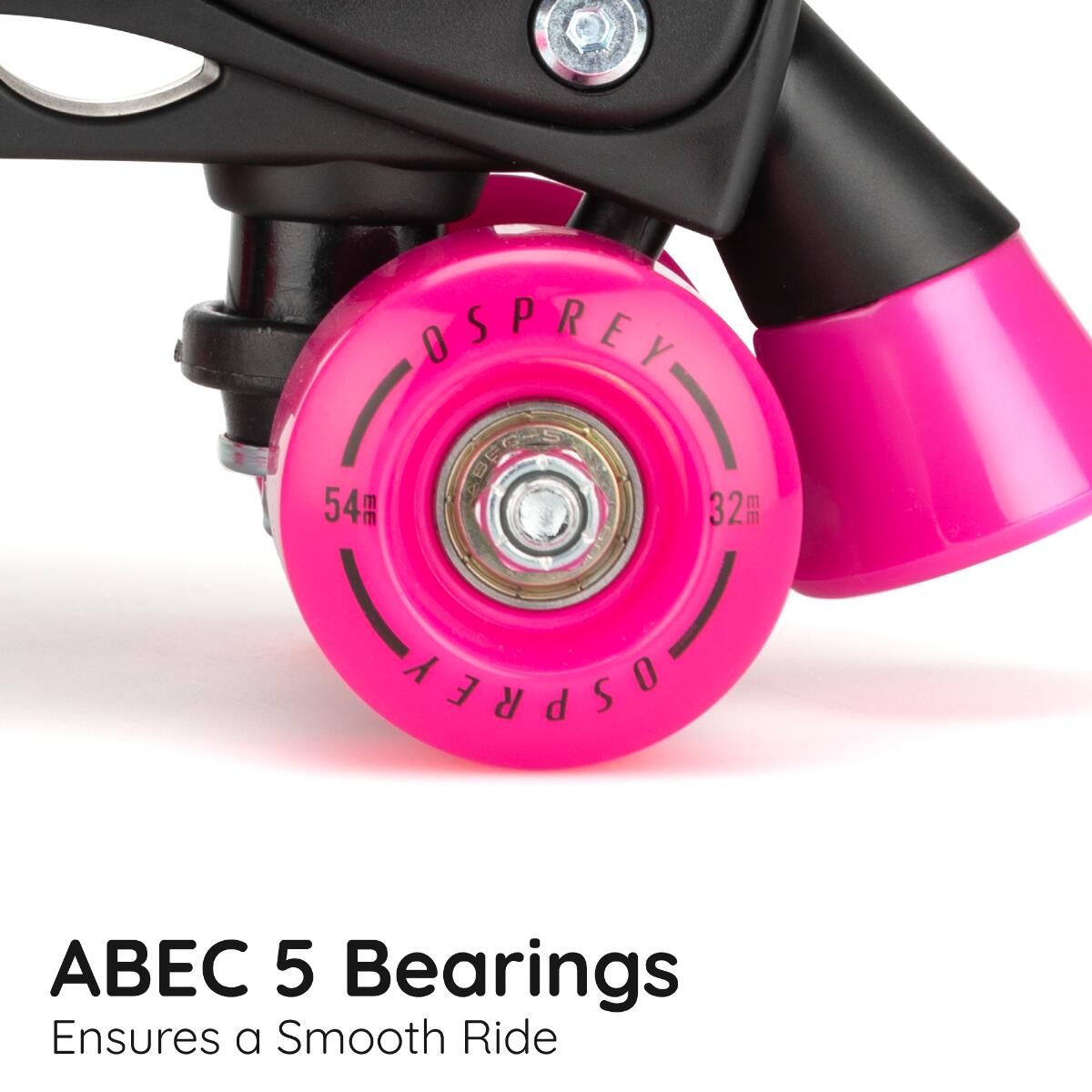 Osprey Surge Kids Semi Soft Quad Roller Skates for Kids | Decathlon