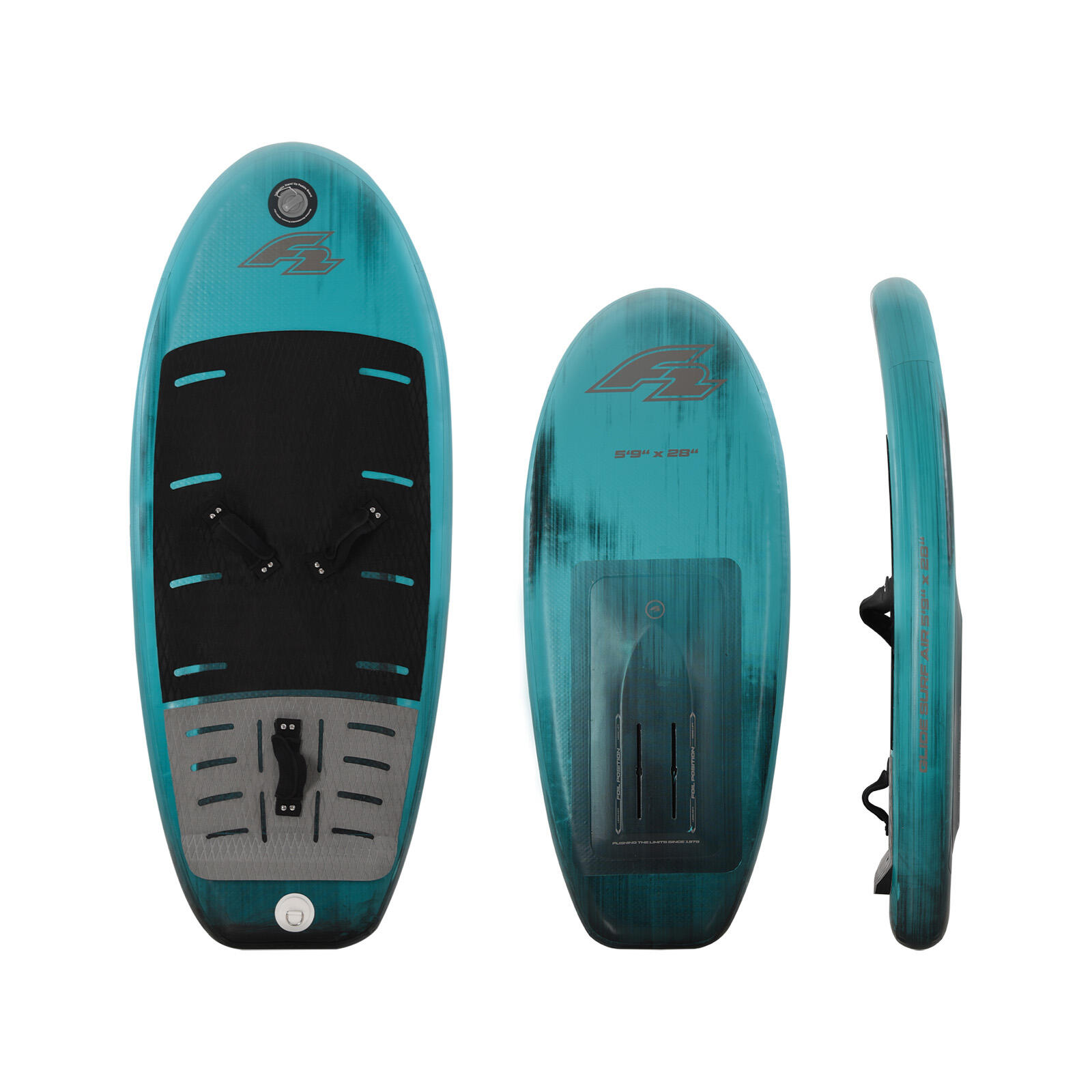 F2 Set Glide Surf Air 140L + LTD Allround Foil 1700 + Glide Allround ...