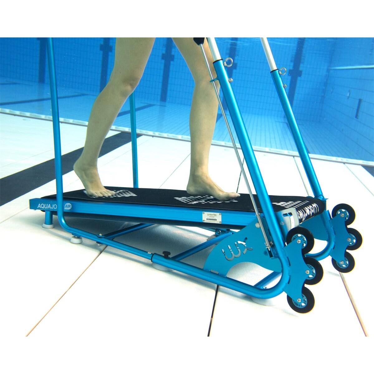 Jogging Mat voor Zwembad - Model Aquajogg Air - 128 x 67 x 135 cm Blauw ...