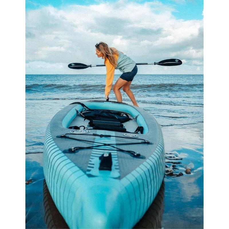 Kayak Gonflable Coasto Capitole 2 places - Max 250kg - 426x90cm (14’x35) – Gris COASTO | Decathlon