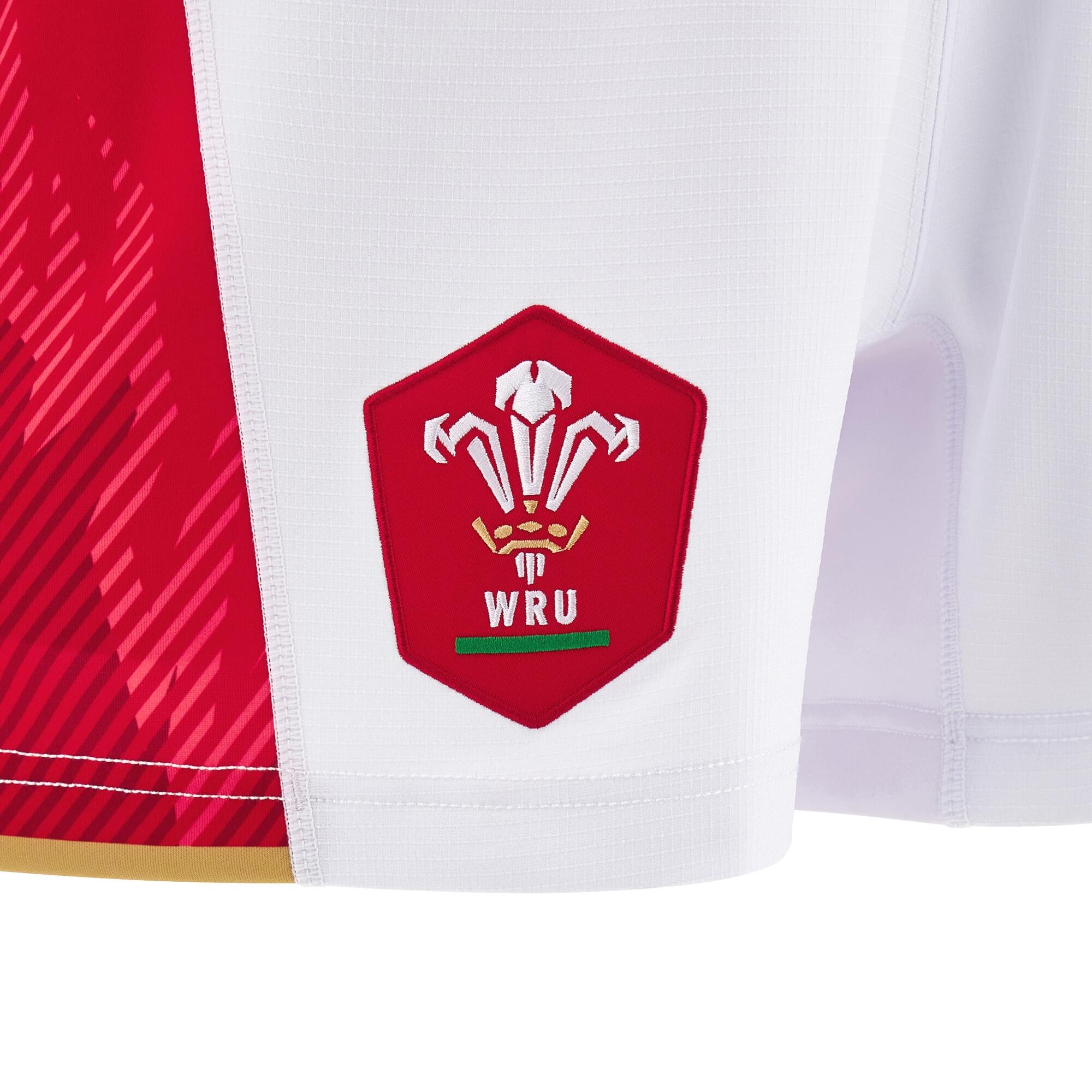 Wales WRU 2024/25 Adults Six Nations Home Rugby Shorts MACRON | Decathlon