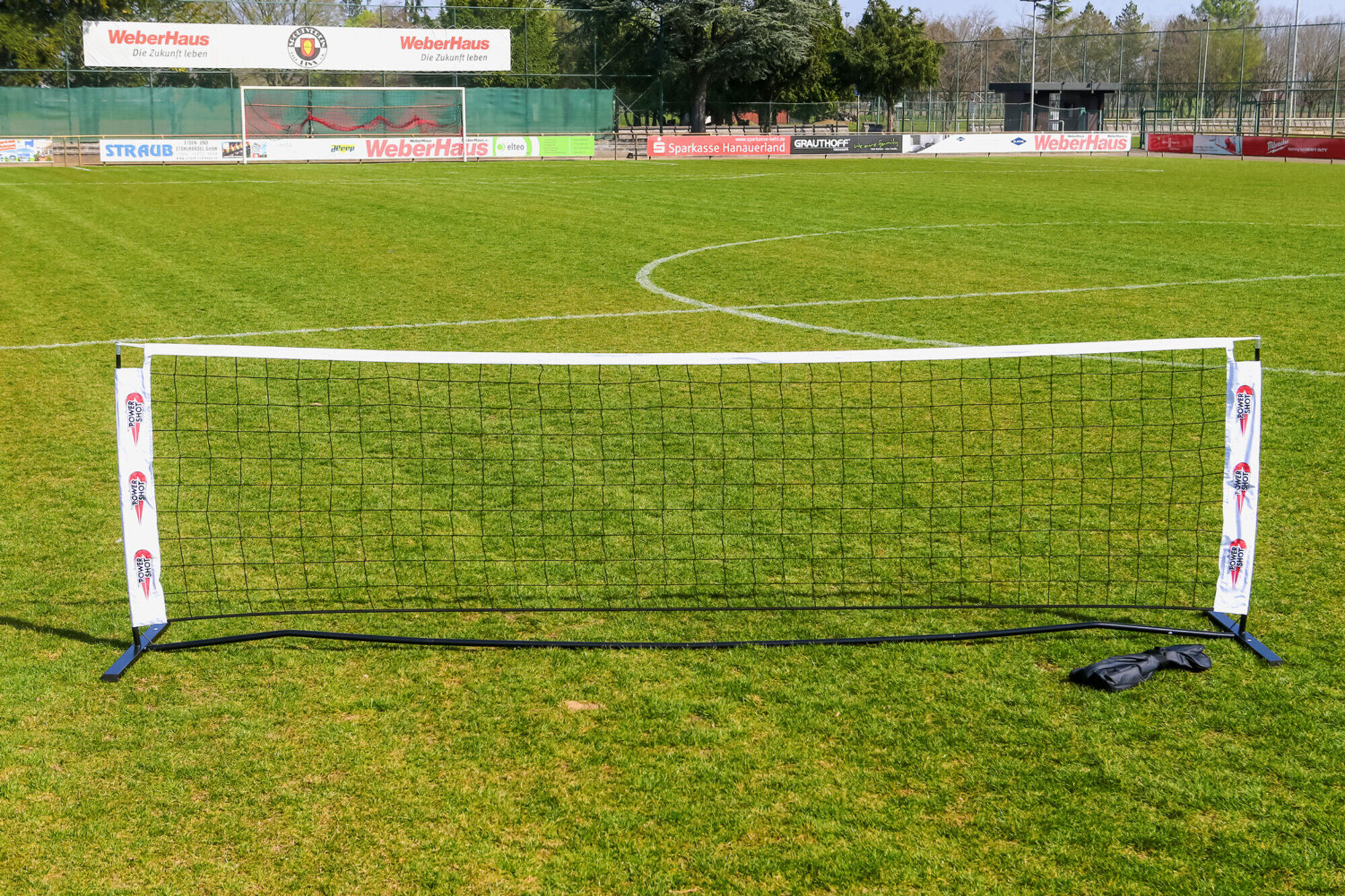 Powershot Steel Football-Tennis Net, 4 m — Portable, Self-weighting ...