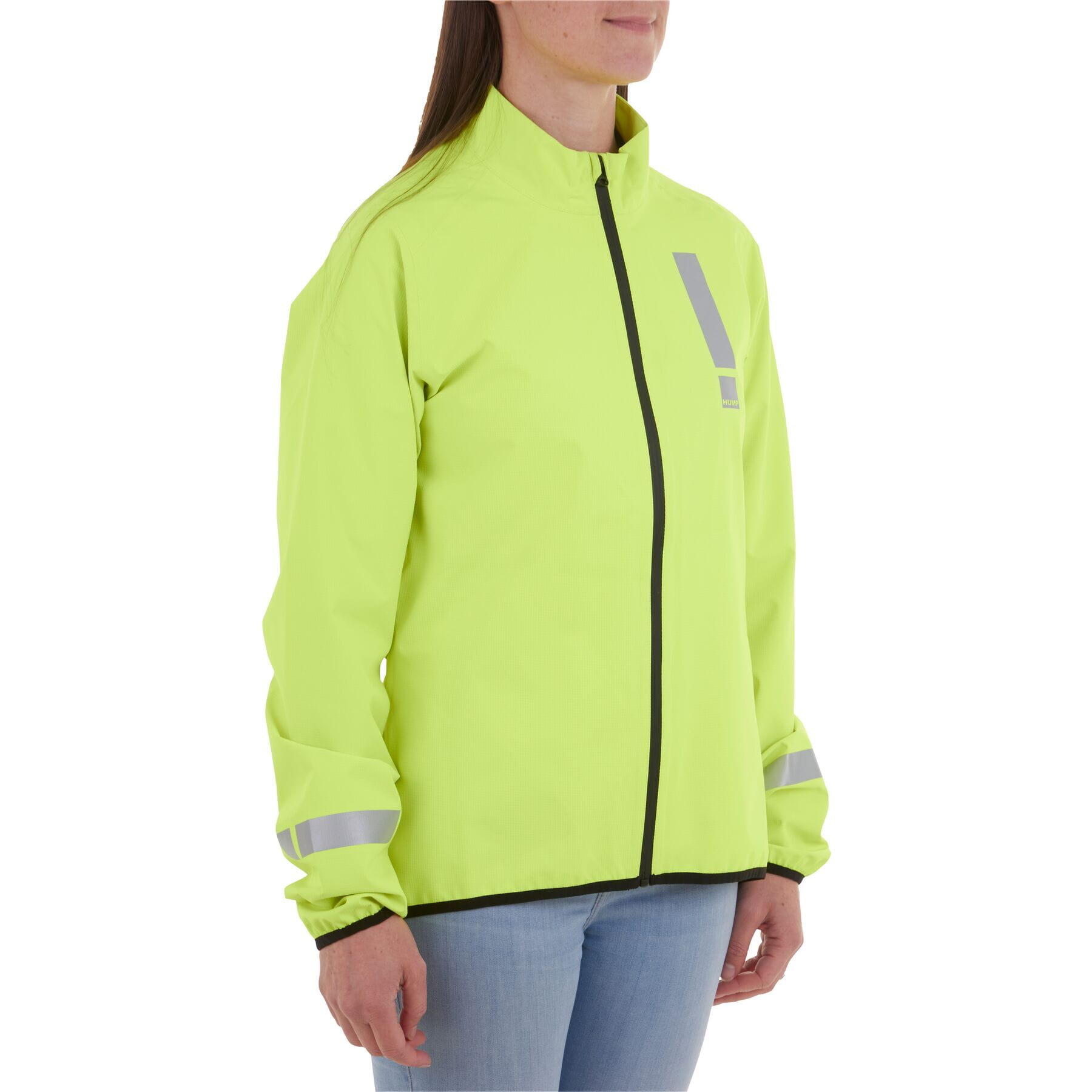 Hump Women's Reflect Waterproof Jacket - Hi-Viz Yellow HUMP | Decathlon