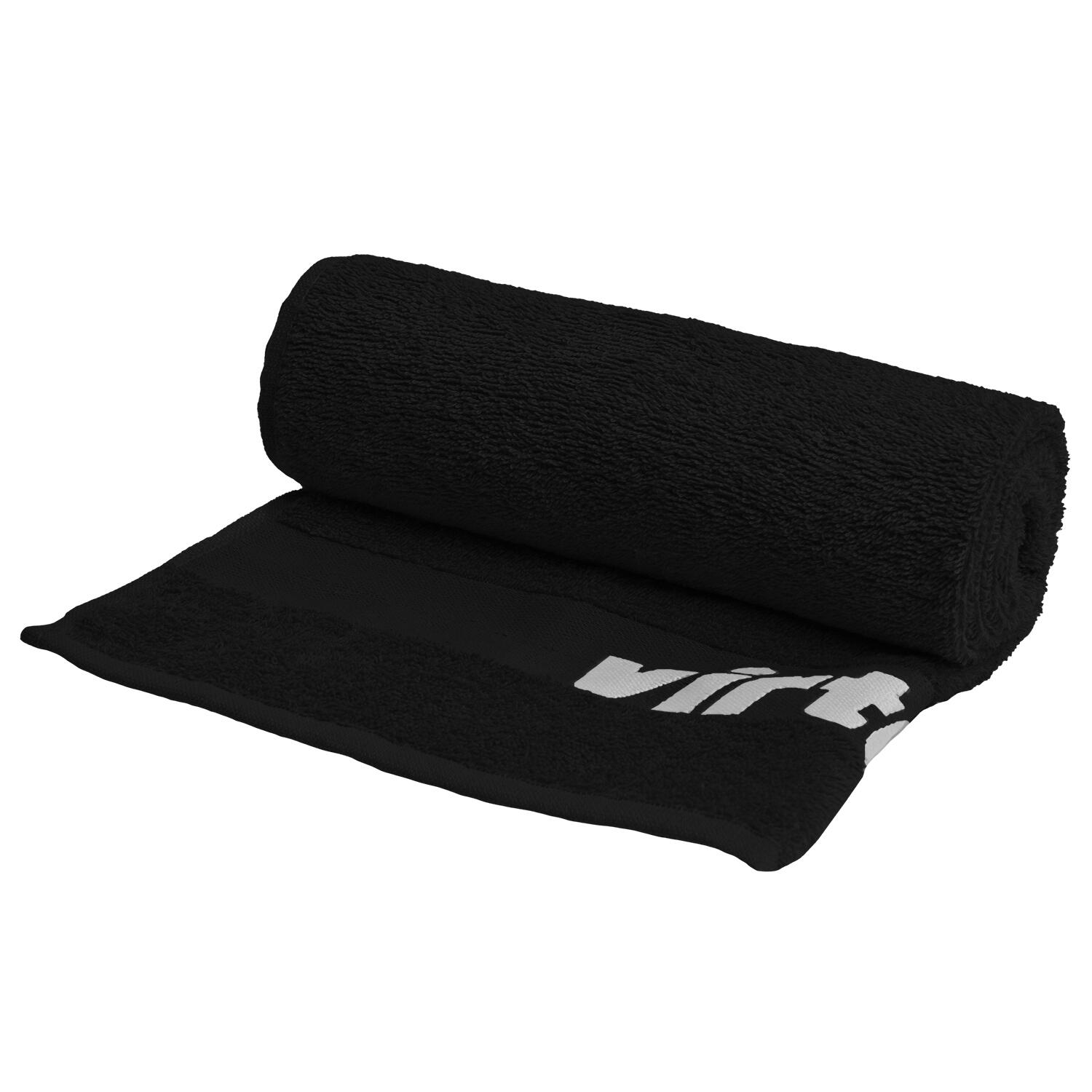 Towel - 100 x 50 cm - Black VIRTUFIT | Decathlon