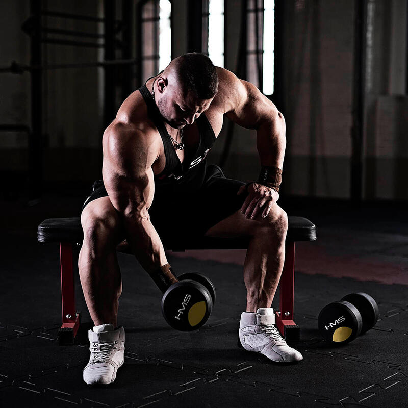 Pogumovaná jednoruční činka HMS HG Pro 4 kg HMS - Decathlon