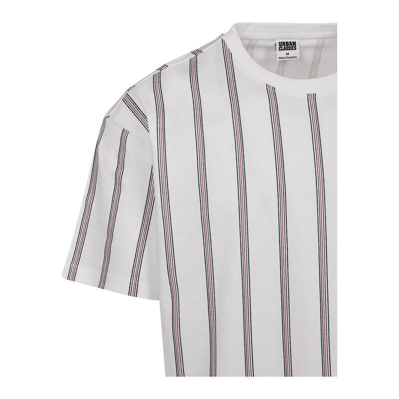 Tshirt Motif/style À Rayures Homme (Blanc / Bleu Marine) URBAN CLASSICS ...