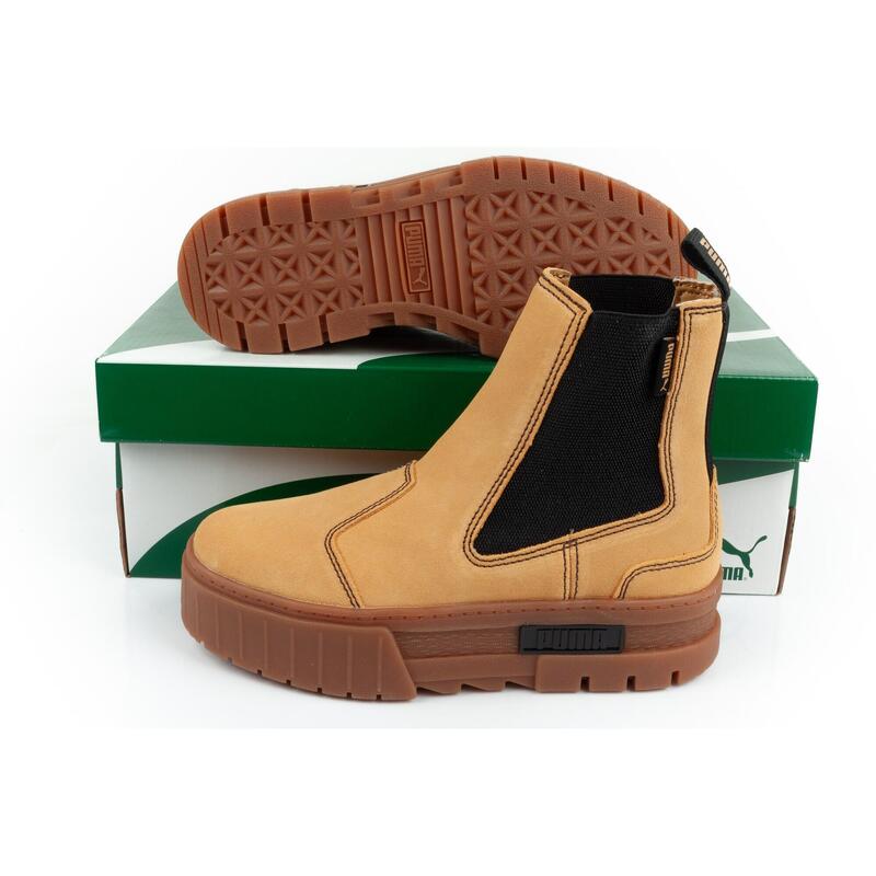 PUMA Mayze Chelsea Suede platforma dámské hnědé PUMA - Decathlon
