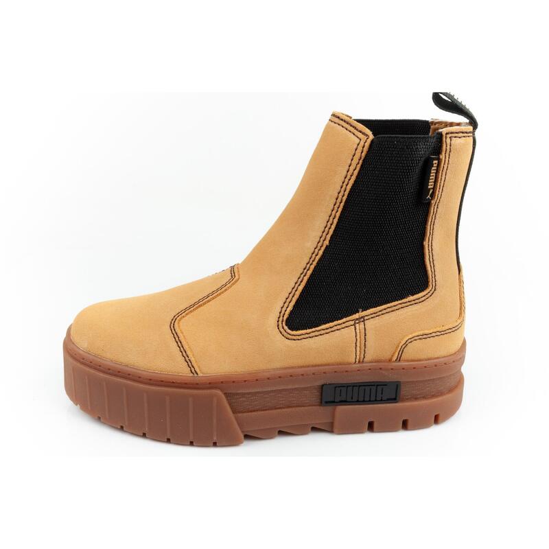 PUMA Mayze Chelsea Suede platforma dámské hnědé PUMA - Decathlon