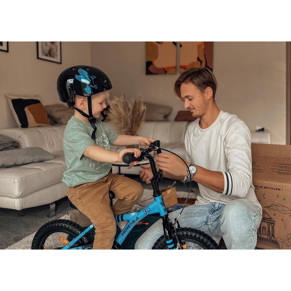 Vélo 14 pouces enfant 3-5 ans avec roues stabilisateurs et ...