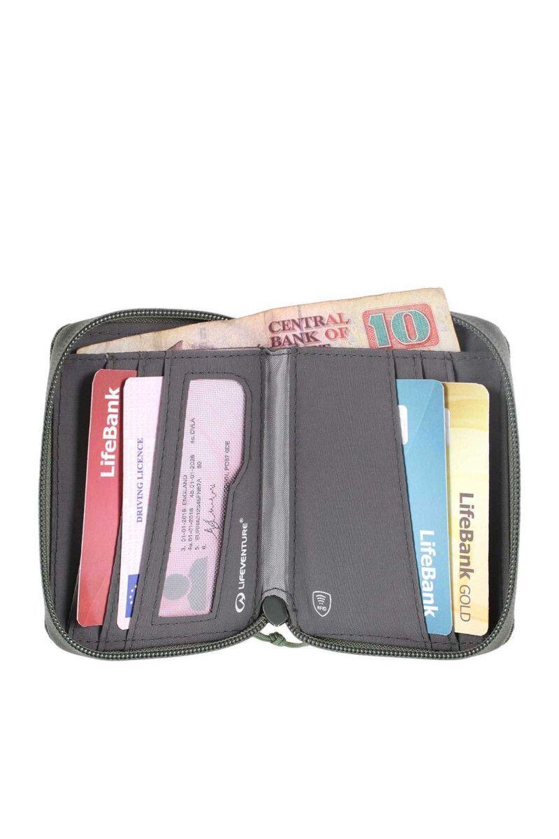 RFiD Recycled Bi-Fold Wallet Card Holder LIFEVENTURE | Decathlon