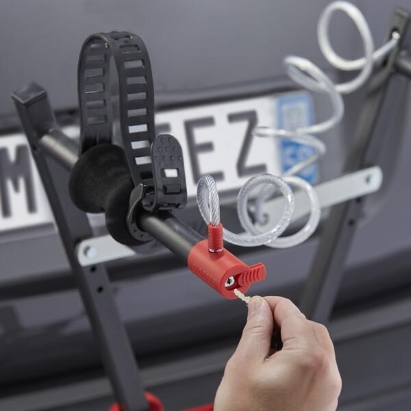 Fahrradträger für hängende Anhängerkupplung Mottez Mottez Jupiter E ...