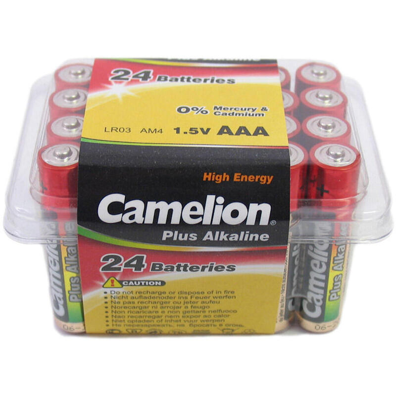 Camelion Plus Alcaline AAA / LR03 Batterie Box 24 pi ces CAMELION | Decathlon