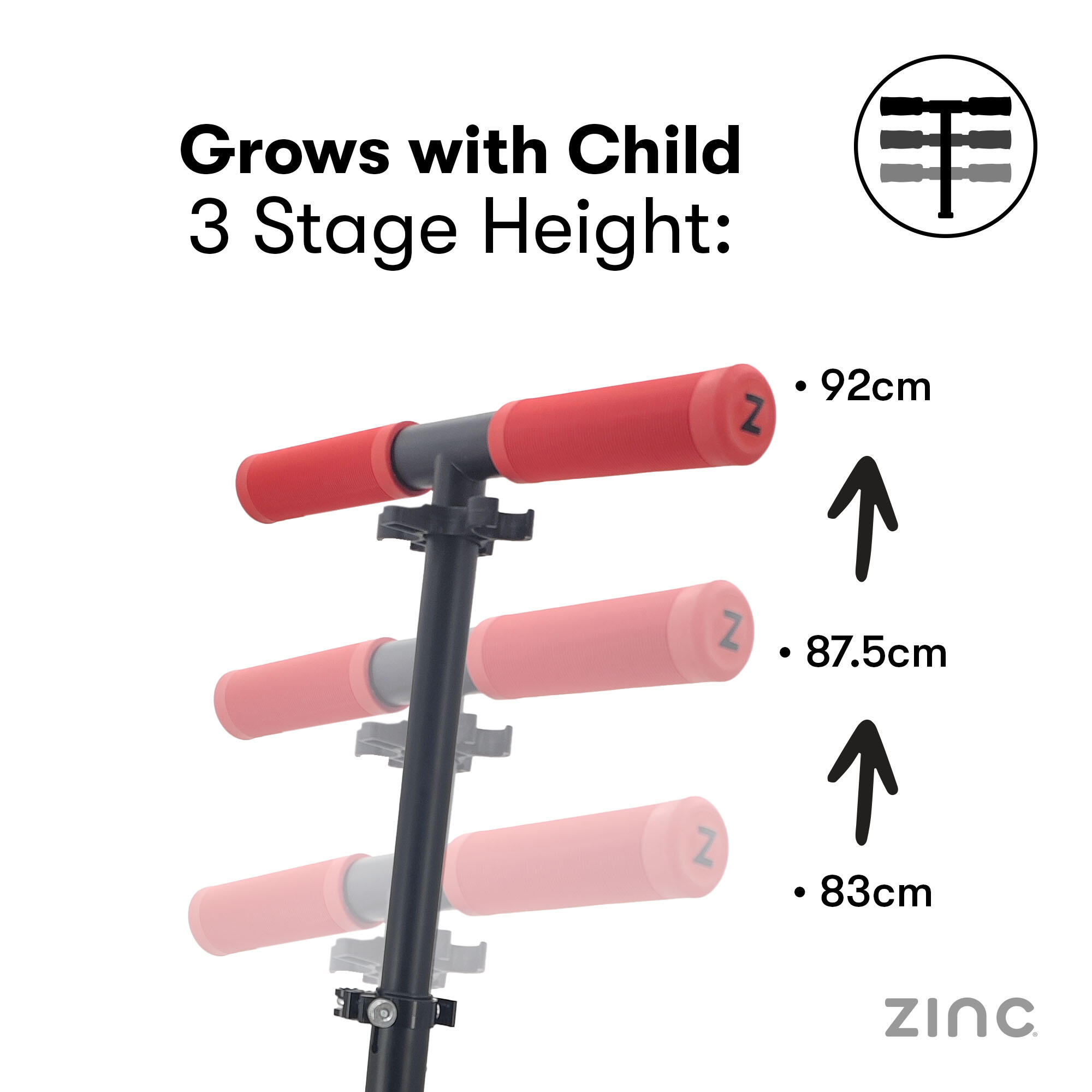 Zinc Cruise Folding Scooter - Red & Black | Decathlon