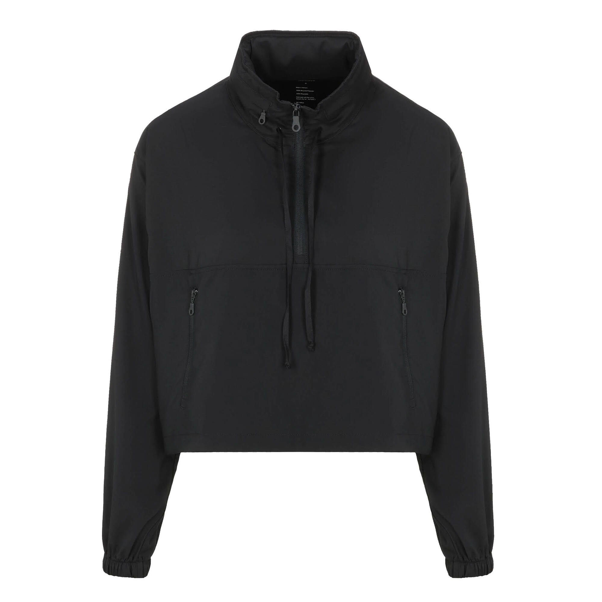 Womens/Ladies Hummingbird Half Zip Windbreaker (Moss) GIRLFRIEND ...