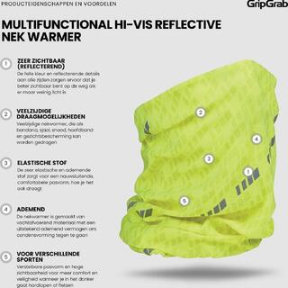 Tour de cou Réfléchissant Taille Unique Unisexe - Multifonctionnel Jaune Hi-Vis | Decathlon