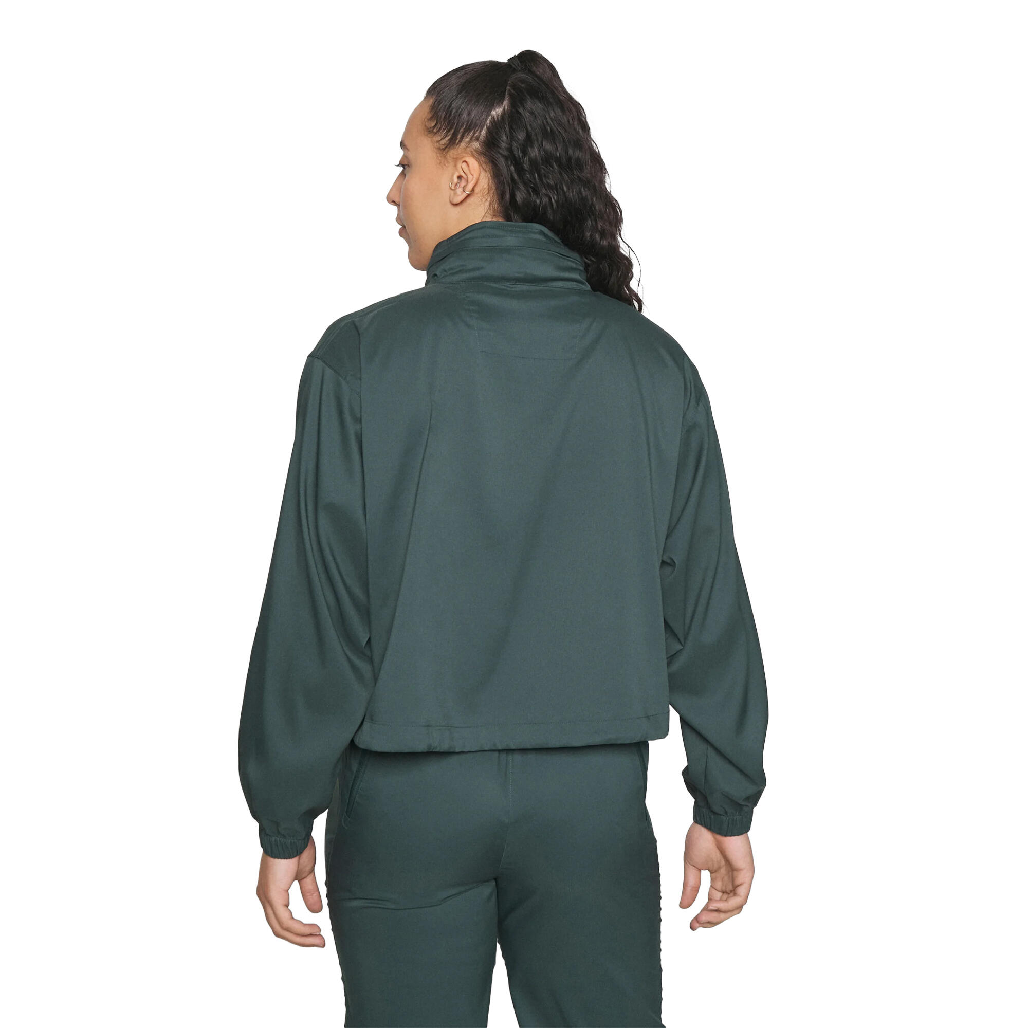 Womens/Ladies Hummingbird Half Zip Windbreaker (Moss) GIRLFRIEND ...