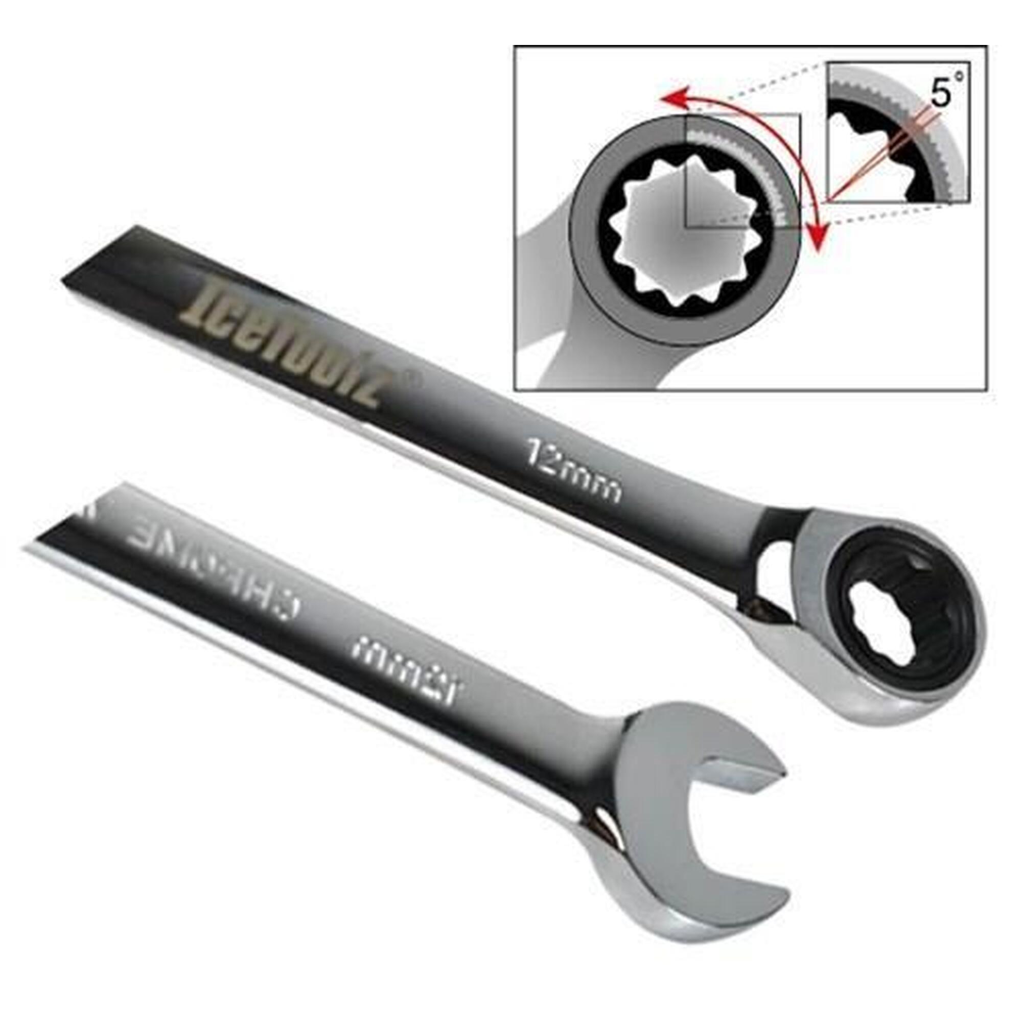 ICETOOLZ Steek-/Ring-Ratelsleutel Icetoolz 8Mm | Decathlon