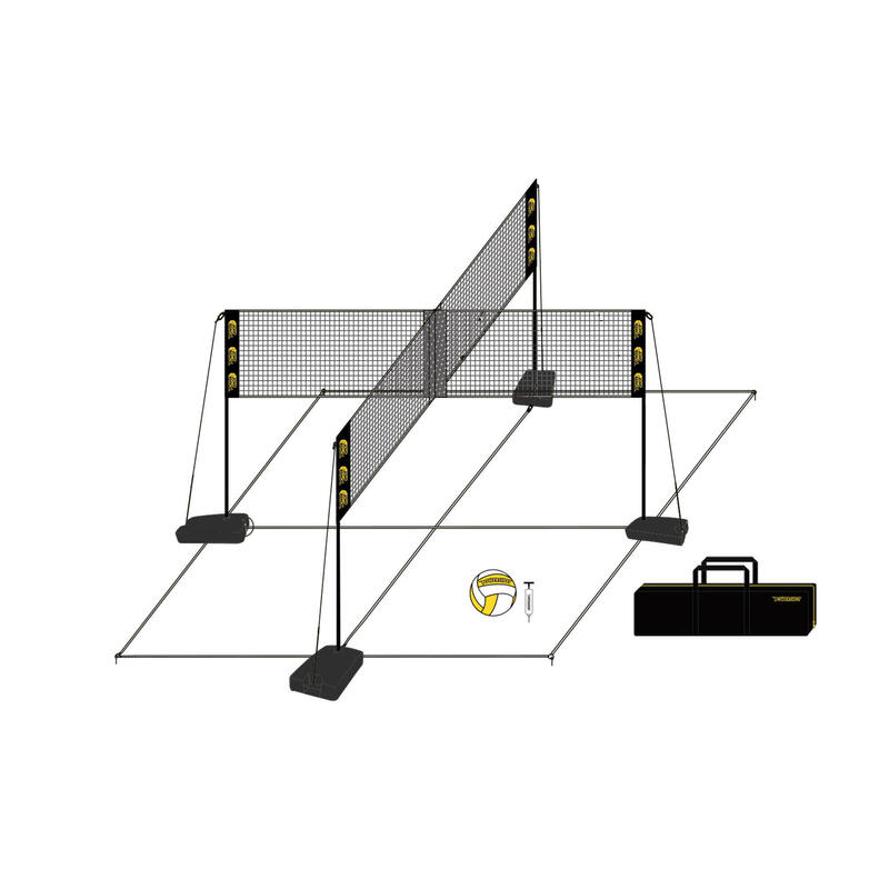Set de Volleyball complet - 4 personnes POWER SHOT | Decathlon