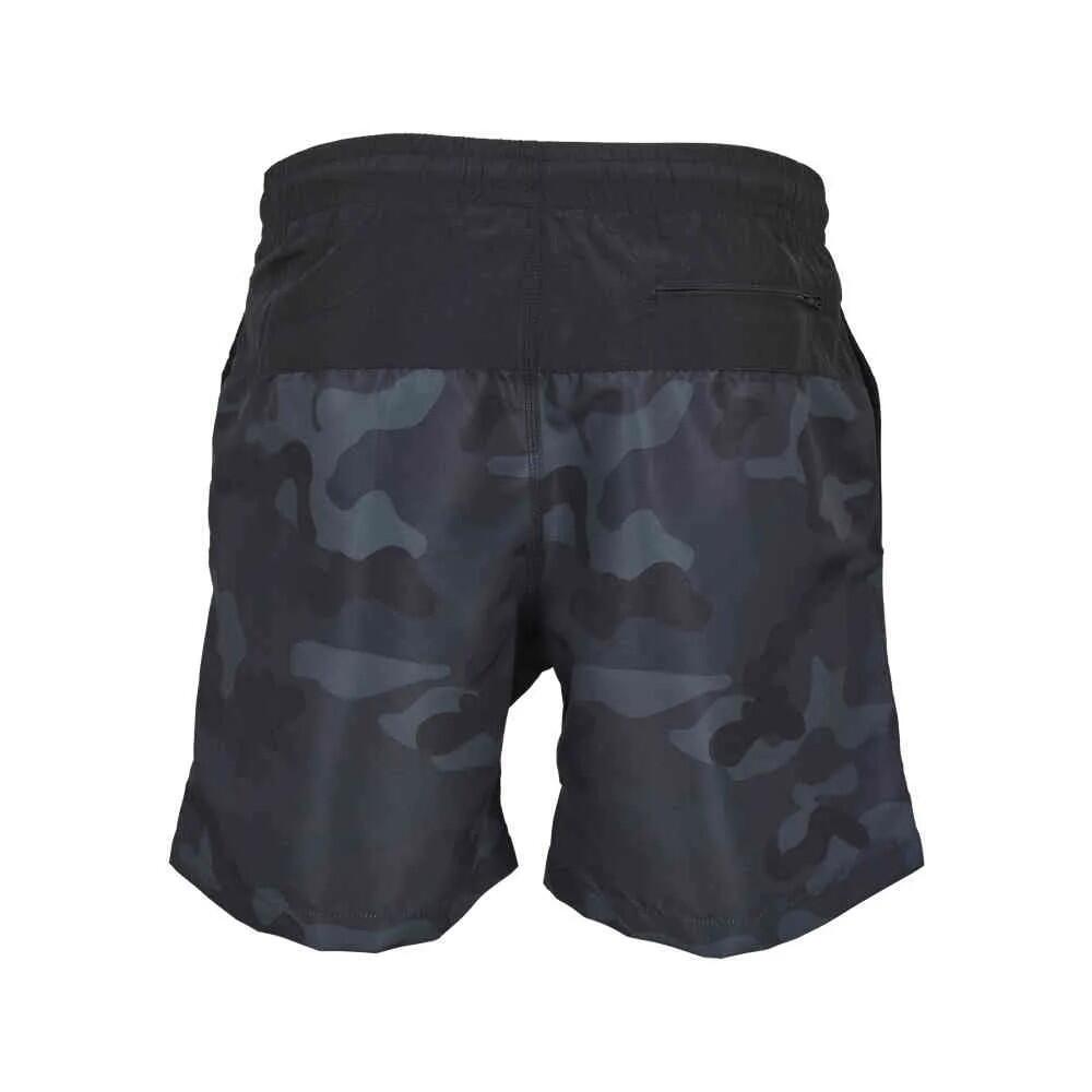 Mens Block Swim Shorts (Black/Dark Camo) URBAN CLASSICS | Decathlon