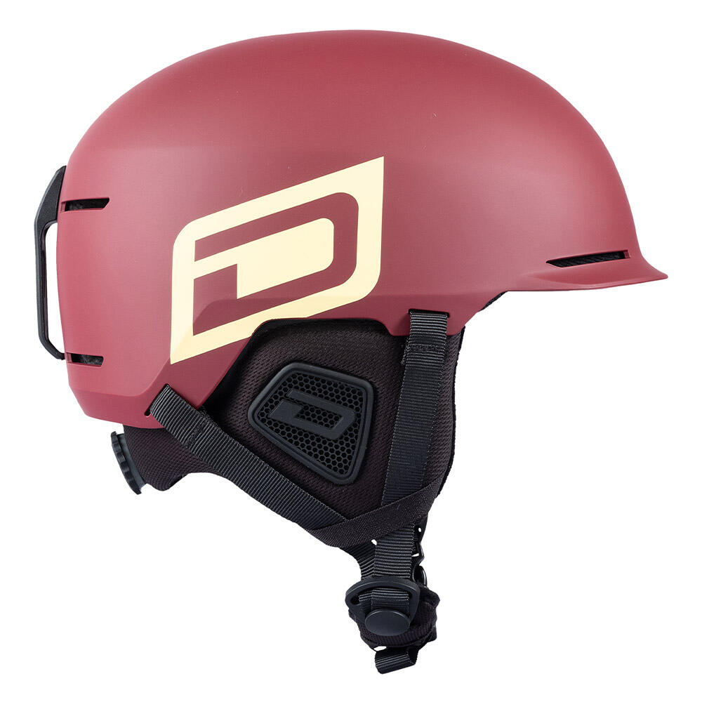 CRANK Unisex Ski Helmet - Matte Burgundy DIRTY DOG | Decathlon