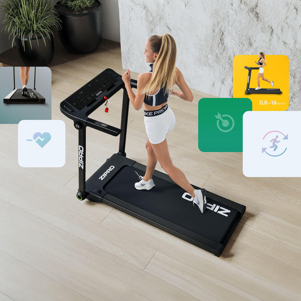 Bieżnia elektryczna do biegania Zipro Pacto FitShow ZIPRO | Decathlon