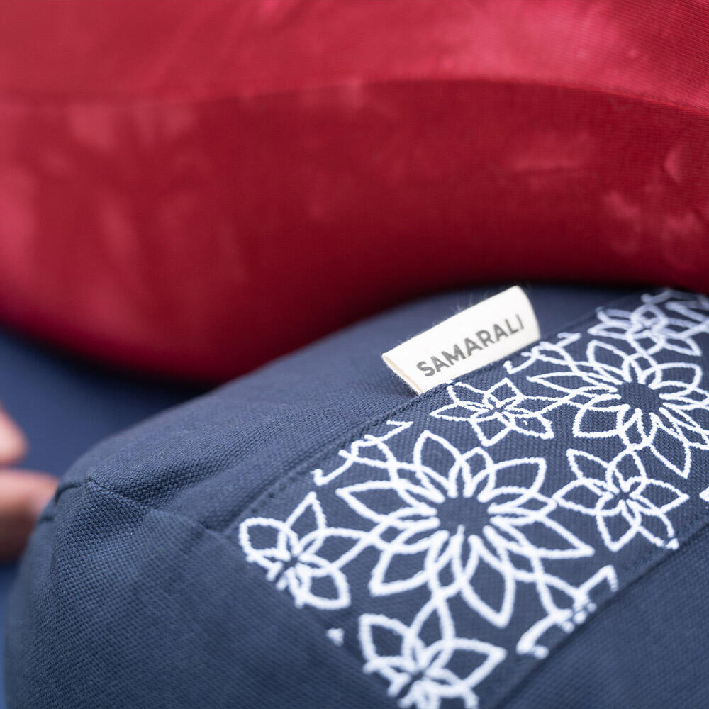 Yoga bolster covers - Navy blue - Decathlon