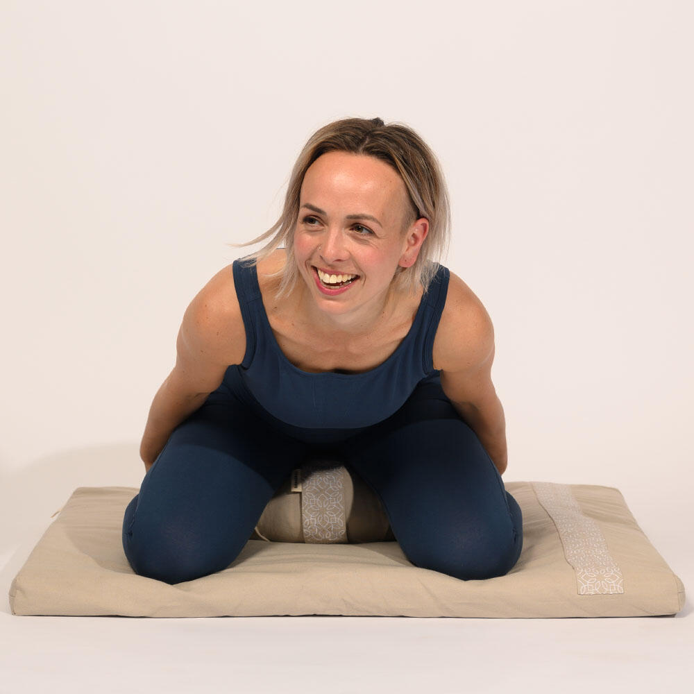 Meditatiemat Zabuton Chateau grijs | Decathlon