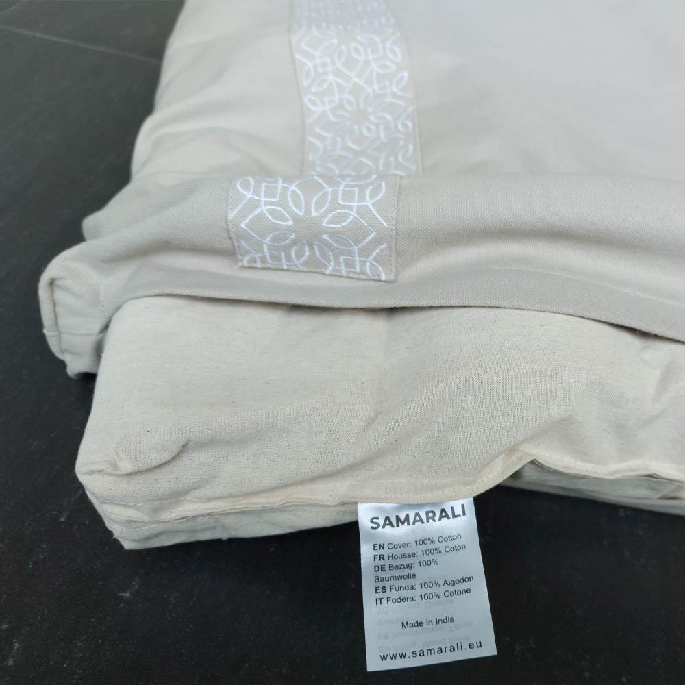 Meditatiemat Zabuton Chateau grijs | Decathlon