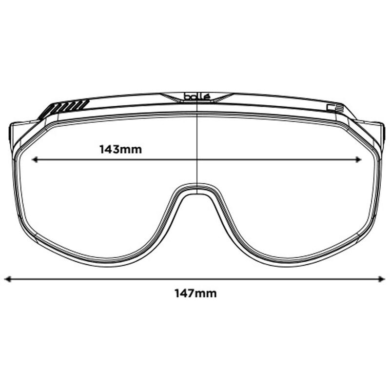 CHRONOSHIELD MT White Matte - Phantom Black Gun Photochromic BOLLÉ ...