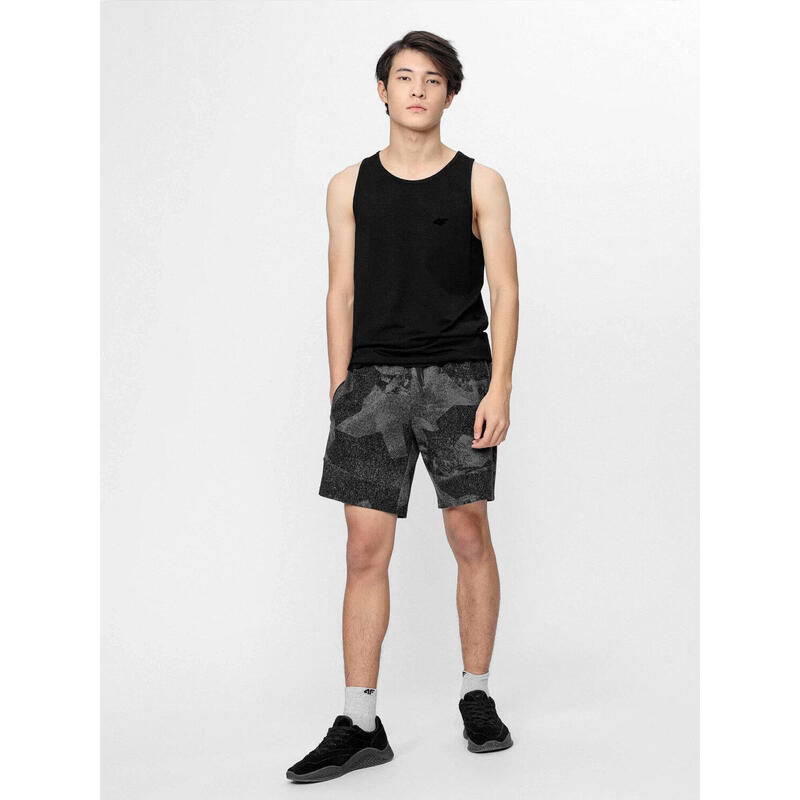 4F - Maieu bărbați Slim 4F, set 2 bucăți, Negru/Gri, 3XL | Decathlon