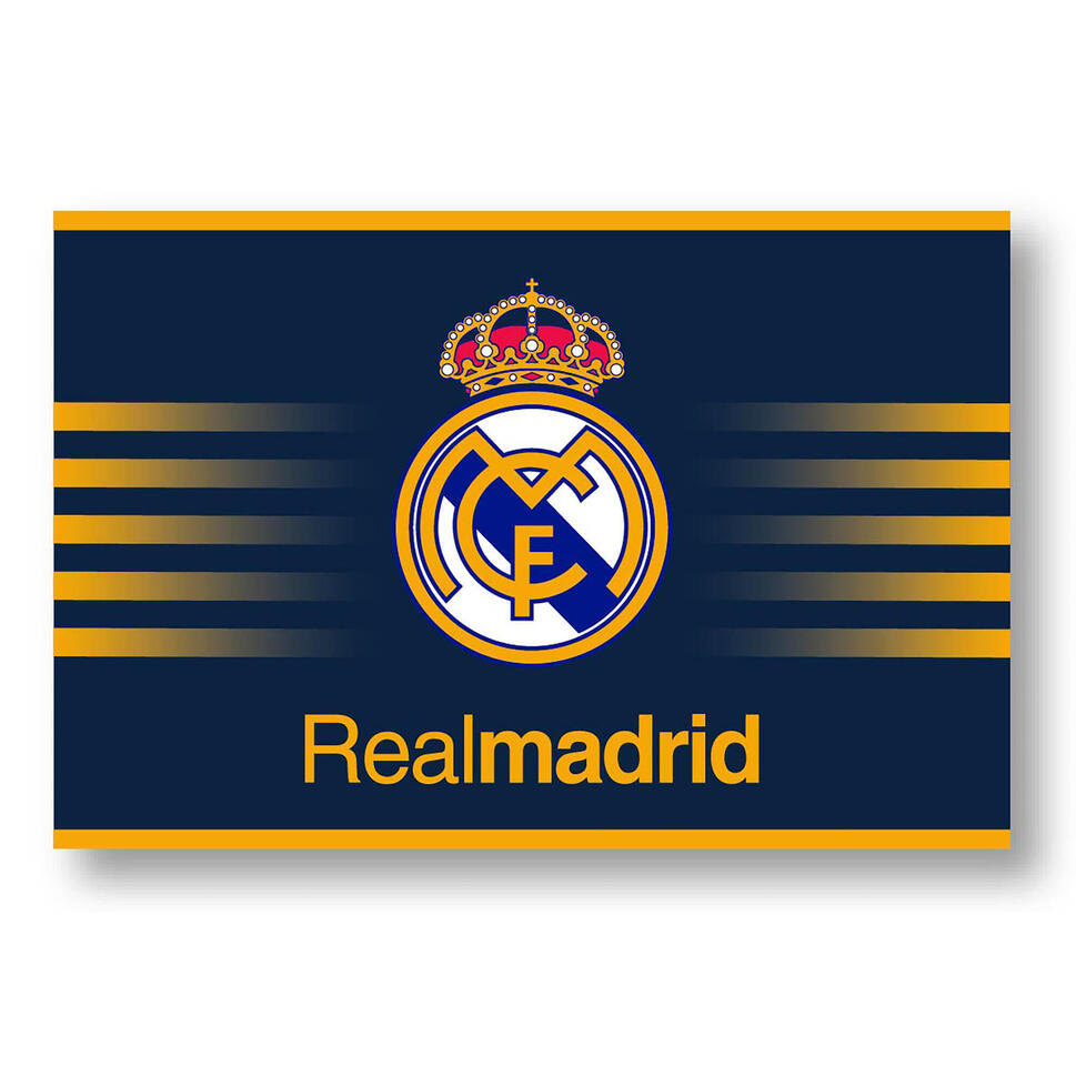 Drapeau REAL - Collection officielle Real Madrid - Taille 150 x 100 cm ...