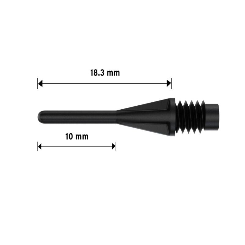 Bull's Darts hegy Star Tips rövid fekete 100db 2B/A standard menetes ...