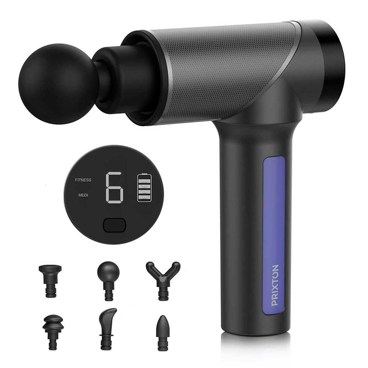 Massagepistool PRIXTON Massage Gun Fit | 2 modi | 6 koppen | Decathlon