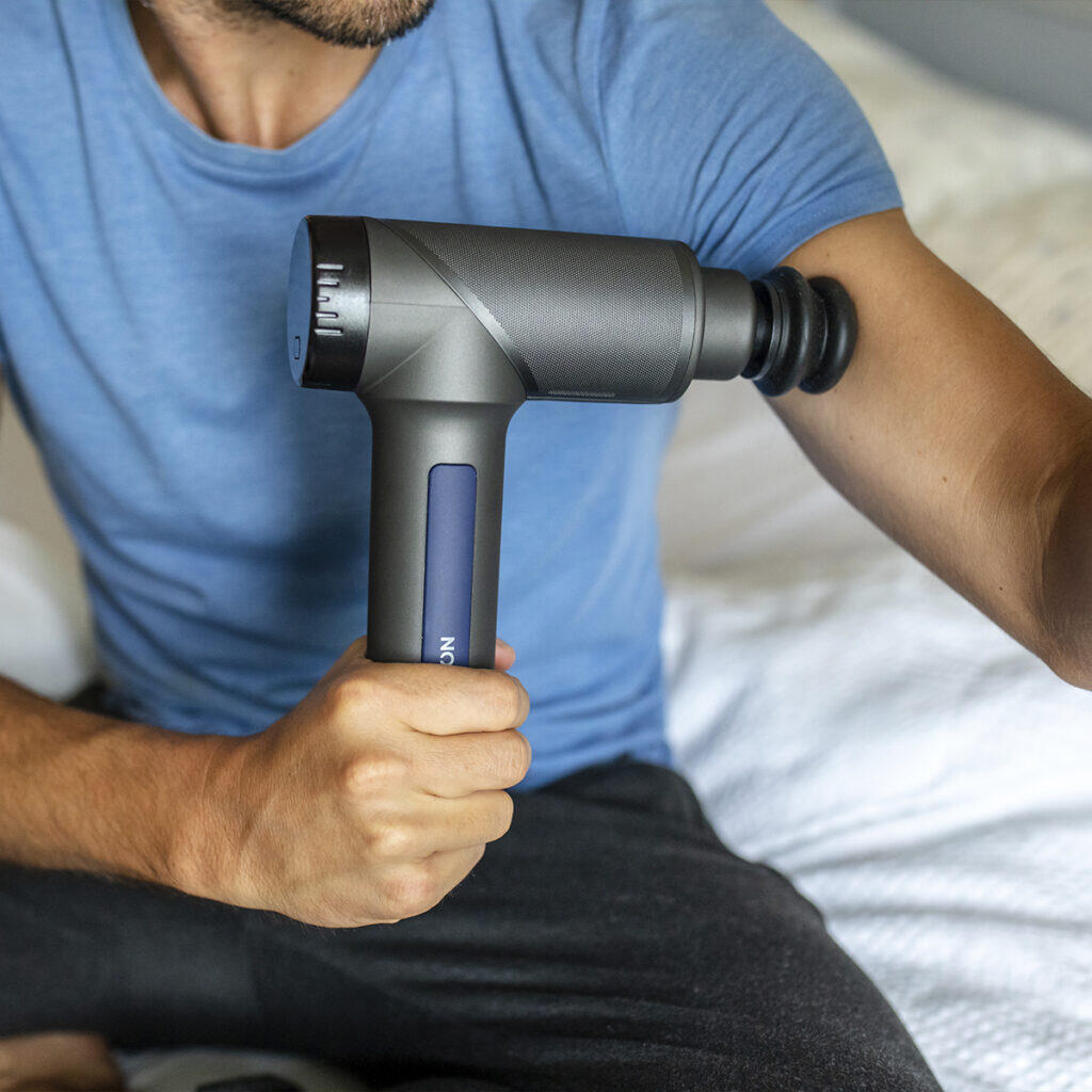 Massagepistool PRIXTON Massage Gun Fit | 2 modi | 6 koppen | Decathlon